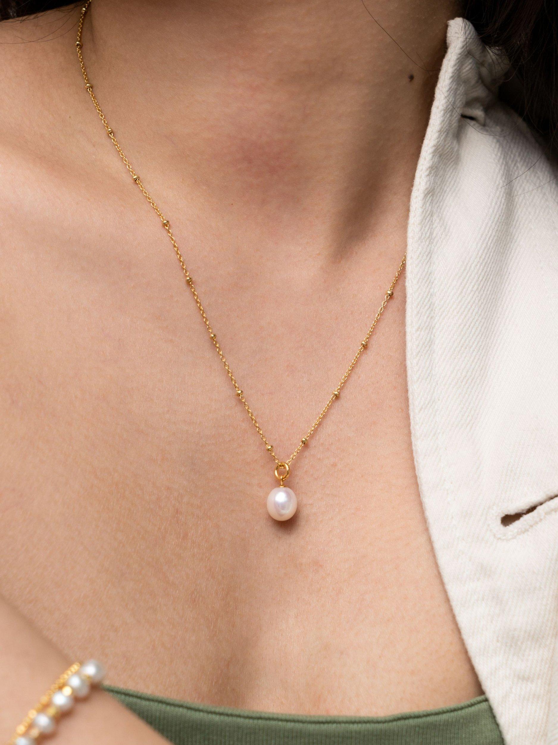 Dower and hall pearl necklace store