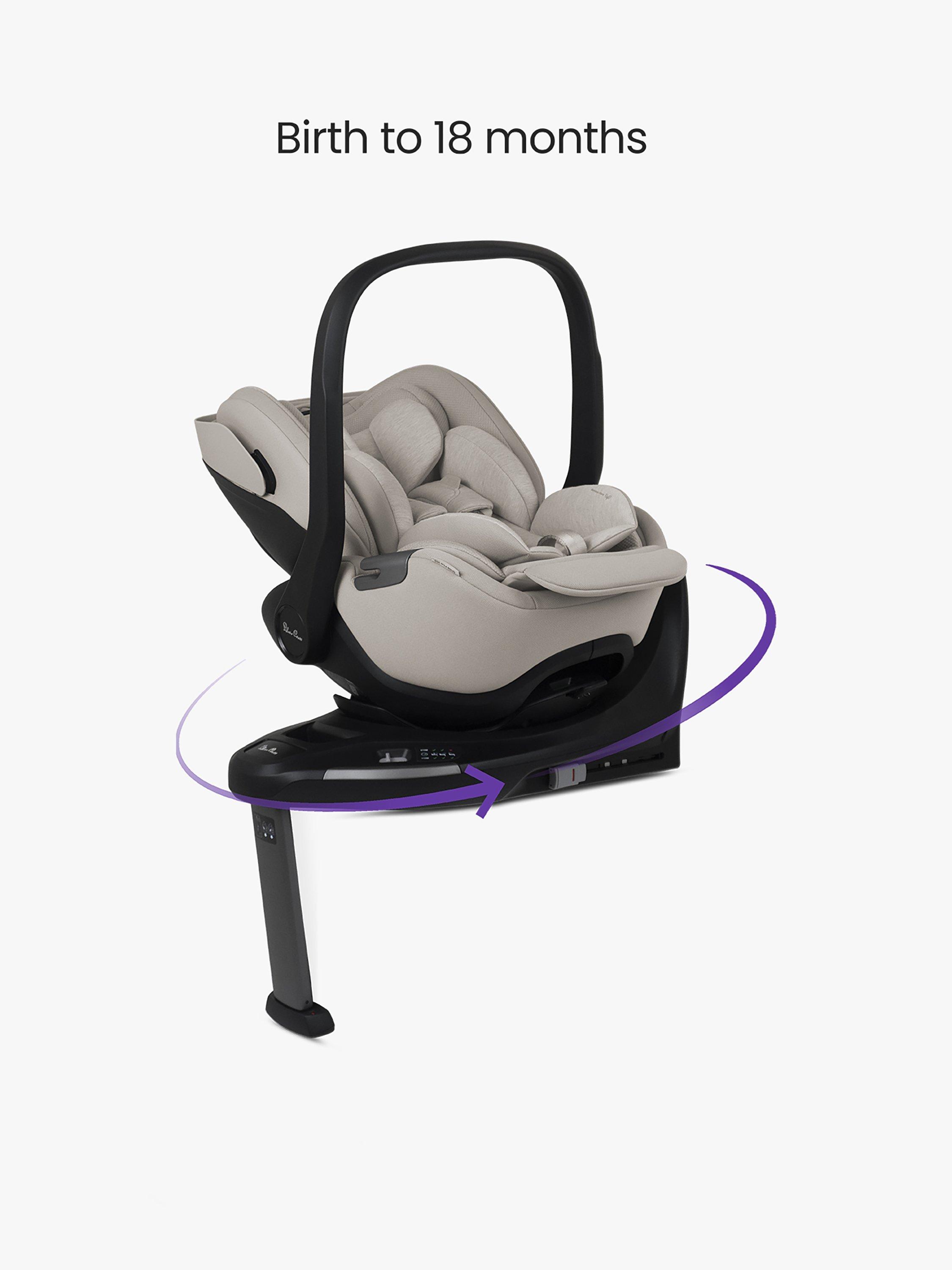 Silver Cross Cove Pushchair and Accessories with Glide Plus 360 i-Size ...
