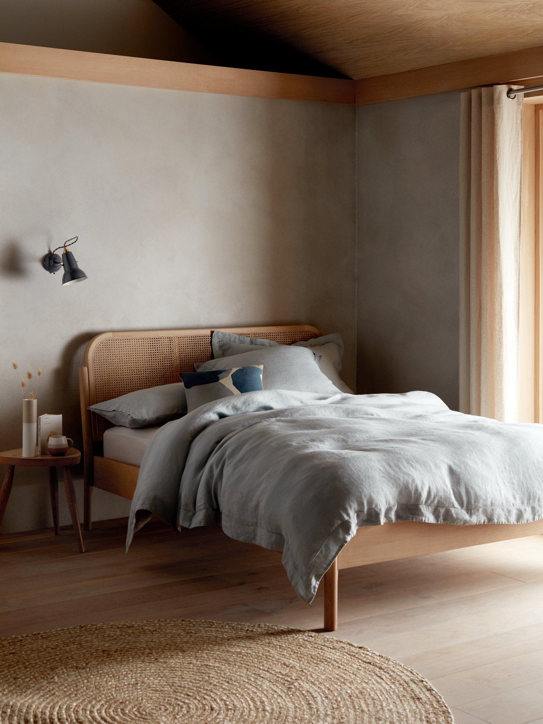 John Lewis Rattan Bed Frame King Size Oak
