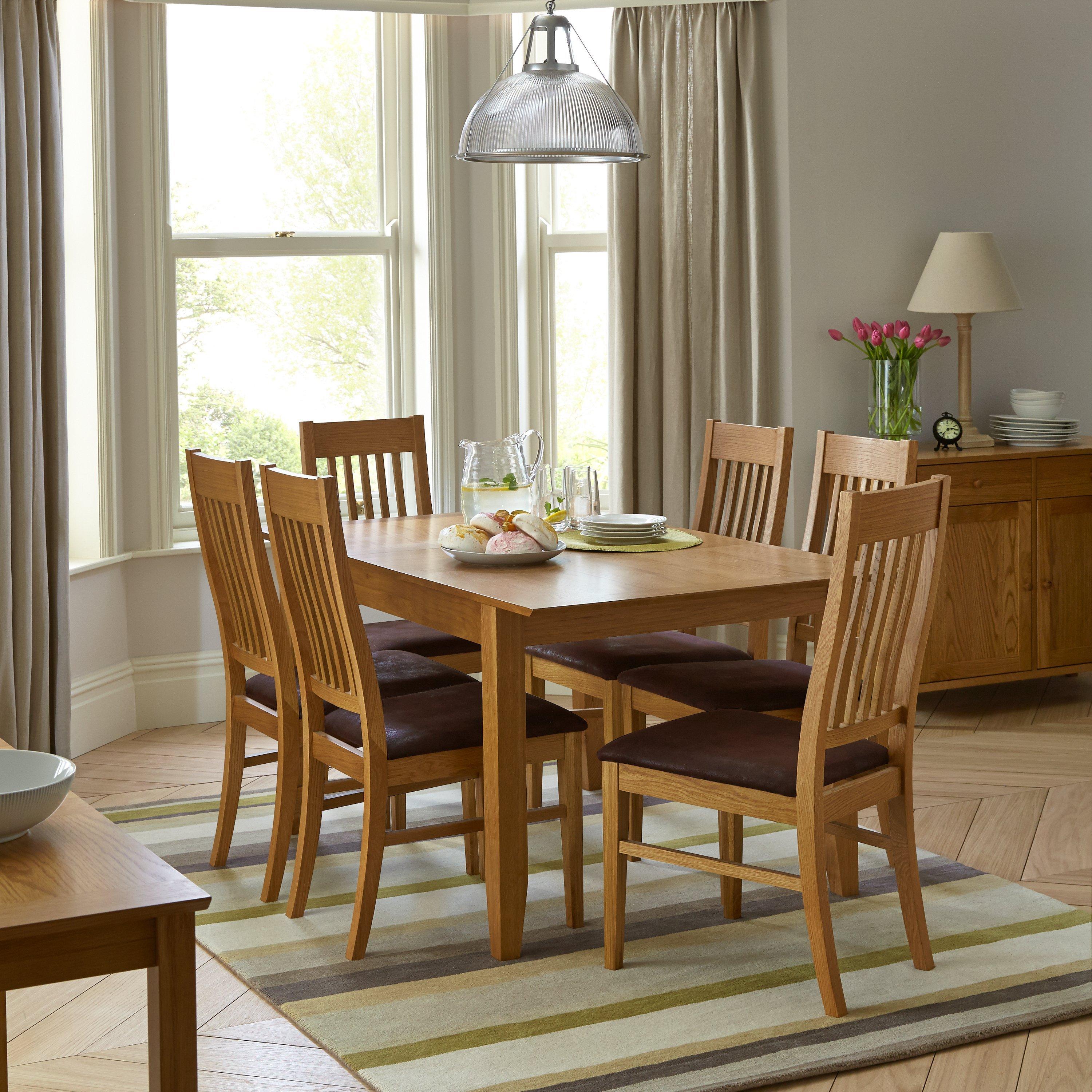 John Lewis Ellis 6 Seater Extending Dining Table