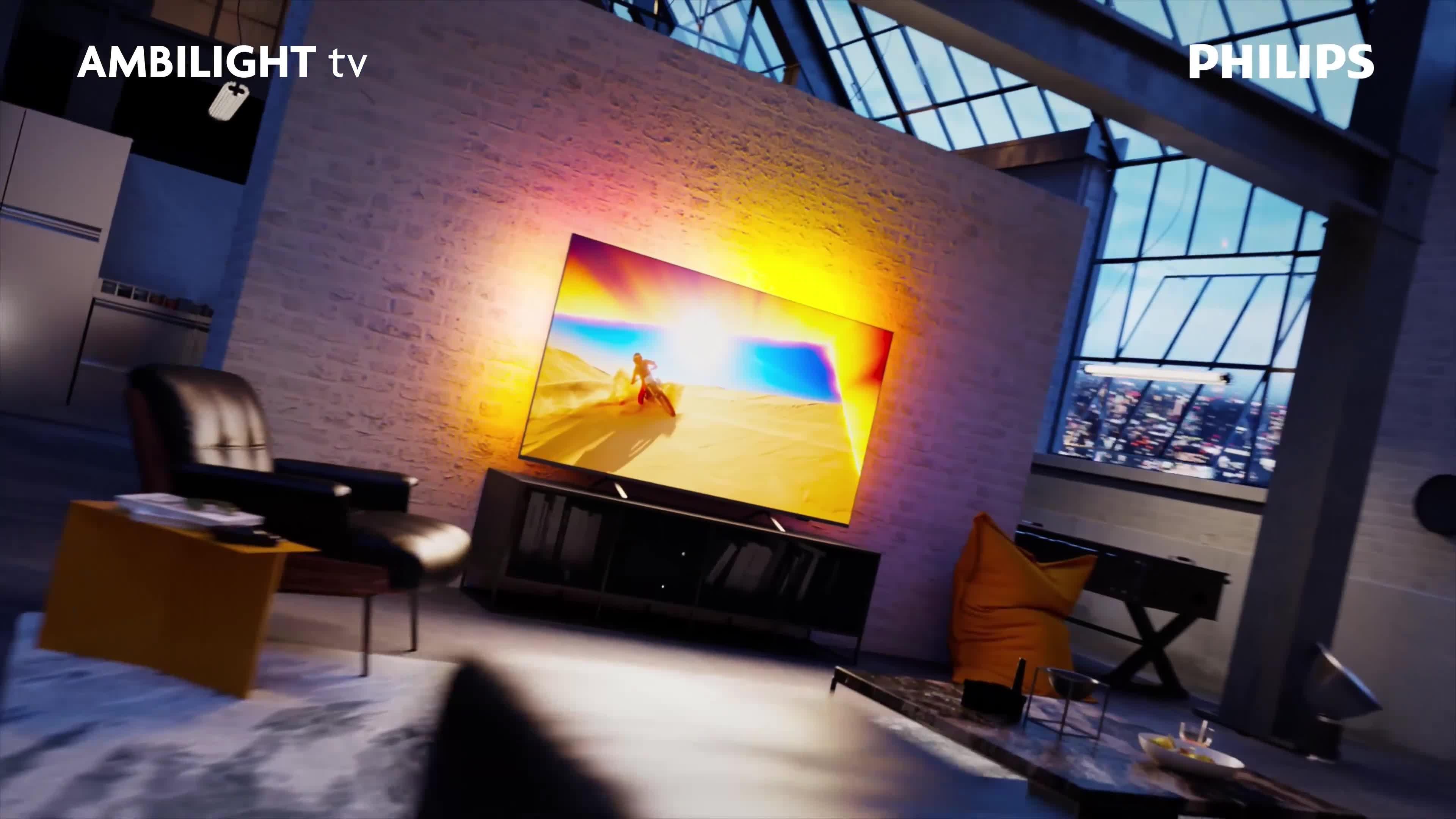 Philips 55PML9009 The Xtra (2024) MiniLED HDR 4K Ultra HD Smart TV, 55 inch with Freeview Play ...