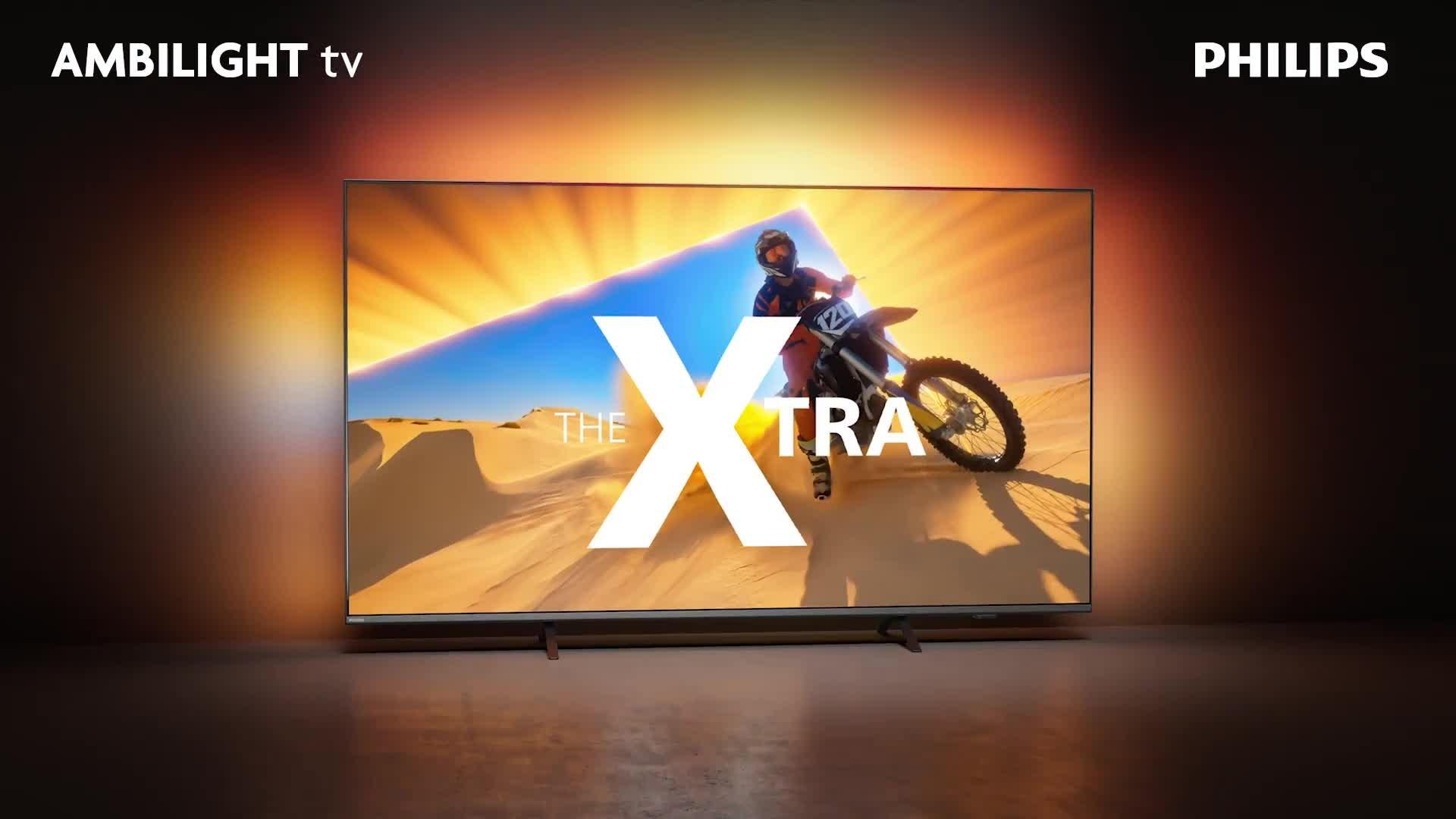 Philips 55PML9009 The Xtra (2024) MiniLED HDR 4K Ultra HD Smart TV, 55 inch with Freeview Play ...