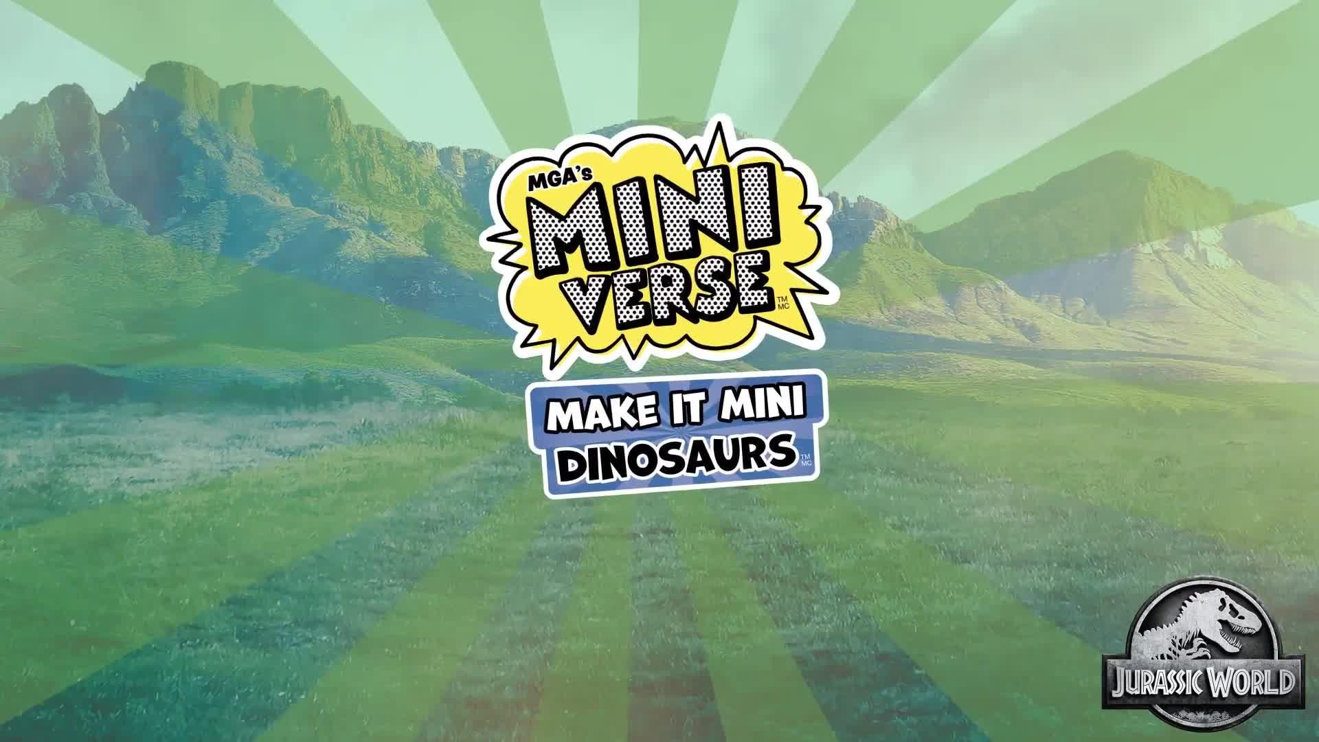 MGA's Miniverse Jurassic World Make It Mini Dinosaurs