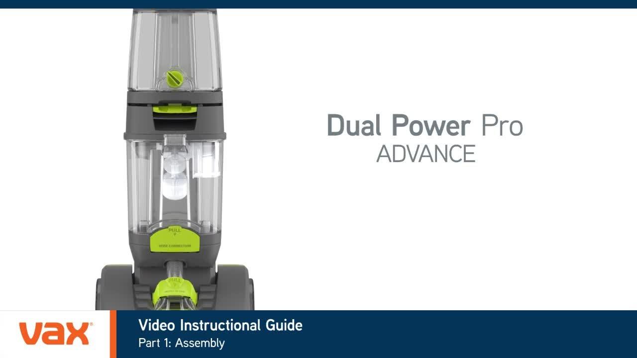 Vax W85-PL-T Dual Power Pro Advance Carpet Cleaner, Grey/Green