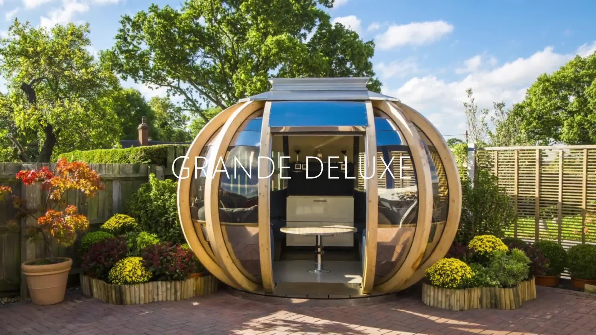 Ornate Garden Grande Deluxe Garden Summer House Pod